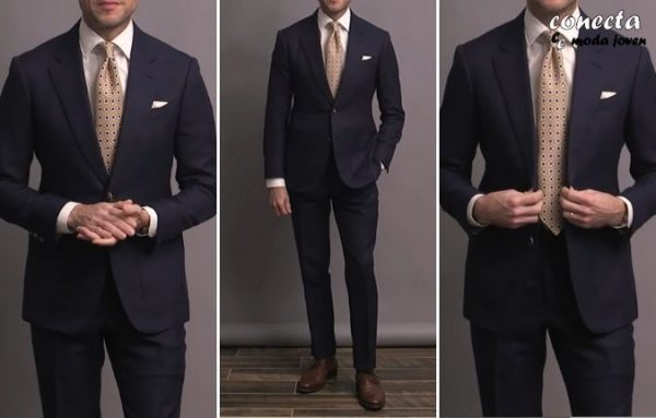 🥇 Traje azul marino: 5 ideas de estilo Conecta Moda Joven